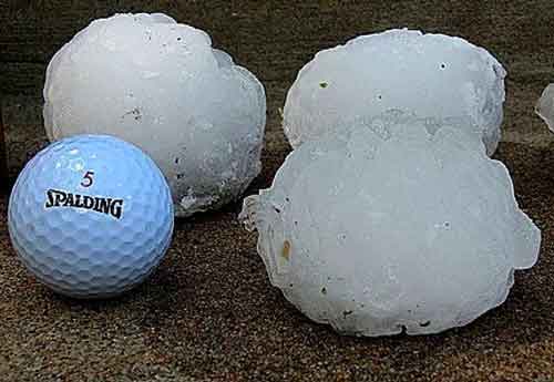 Golf-Ball Size Hail Causes Major Auto Hail Damage in Fort Worth, TX ...